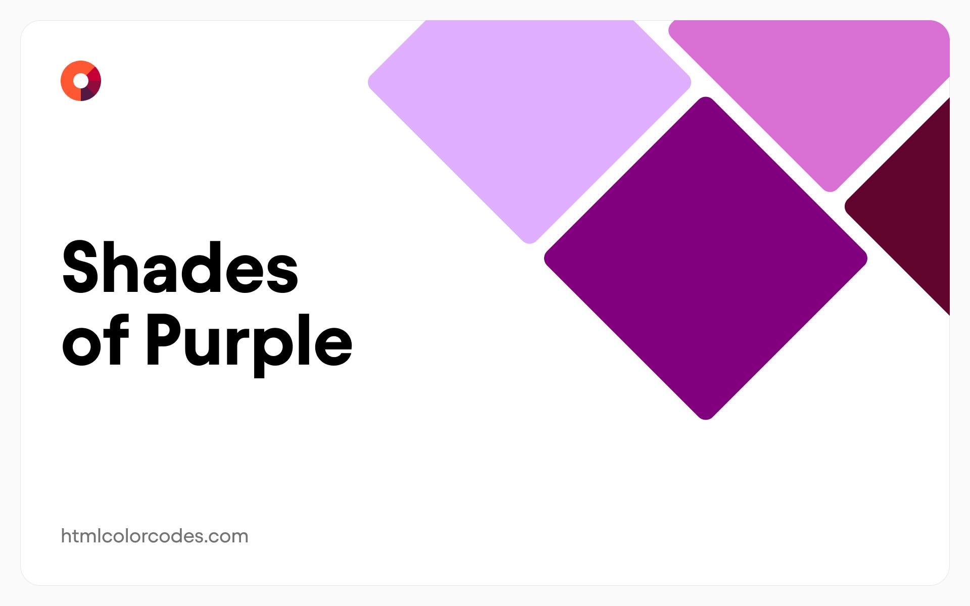 Shades of Purple – HTML Color Codes